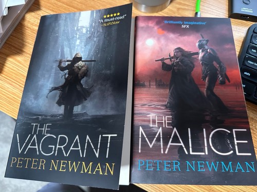 The Vagrant & The Malice Books by Peter Newman | eBay