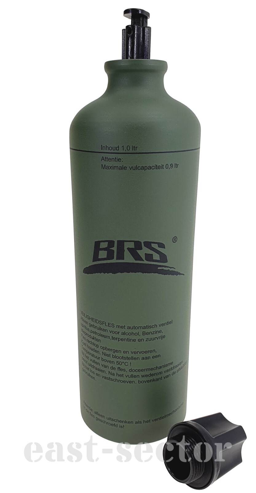 BRS Fuel Bottle 1L Dutraco OD Original Military Surplus Dutch Army ...