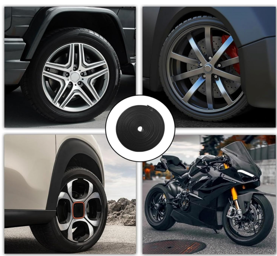 8M Car Rim Protection Strips Anti-Collision Wheel Rim Protector for ...