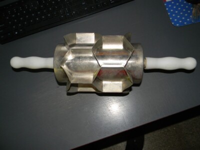 Moline Rotary Roller Biscuit Donut Dough Cutter 2 7/8" Hexagon Shape 12 ...