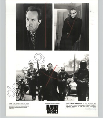 UNIVERSAL Studios Promotion HARD TARGET Film LANCE HENRIKSEN 1993 Press ...
