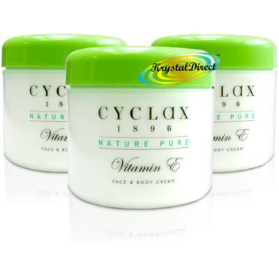 3x Cyclax Nature Pure Vitamin E Face & Body Cream 300ml 5000444014897 ...