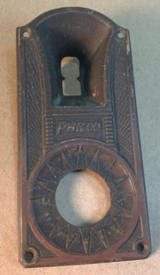 Brass Metal Dial ESCUTCHEON for PHILCO Model 87 "Lowboy" Console Radio ...