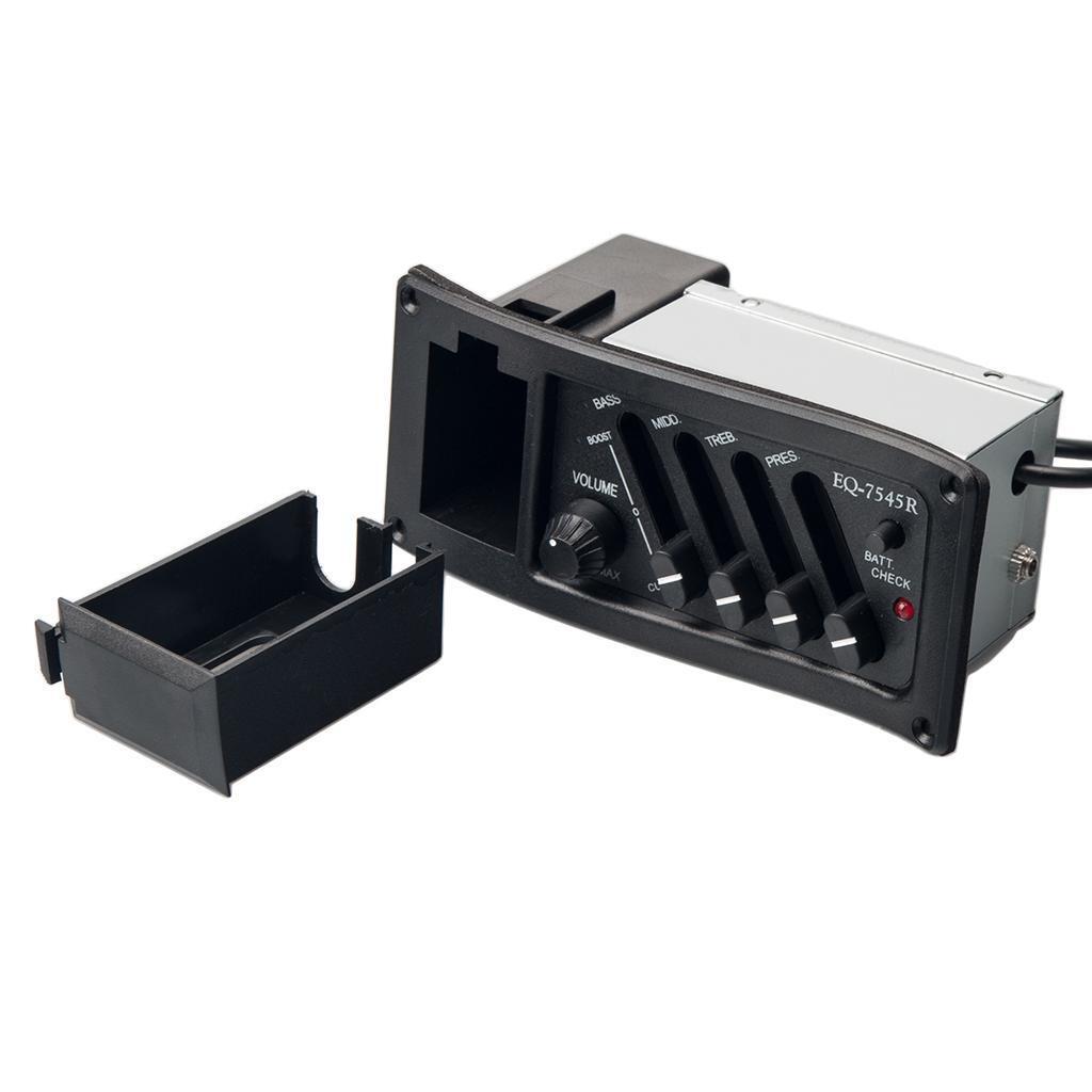 EQ-7545R 4 Band EQ Equalizer Piezo Pickup for Acoustic Guitar | eBay Australia