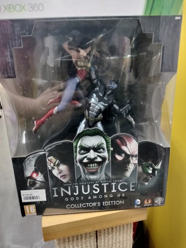 Xbox 360 Injustice Gods Among Us Wonder Woman Batman Statue Collector's ...