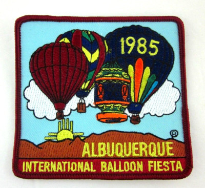 1985 Albuquerque International Balloon Fiesta Patch 4" x 4" | eBay
