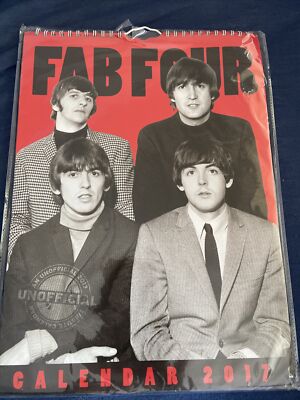 The Beatles Fab Four UnOfficial 2017 Calendar | eBay