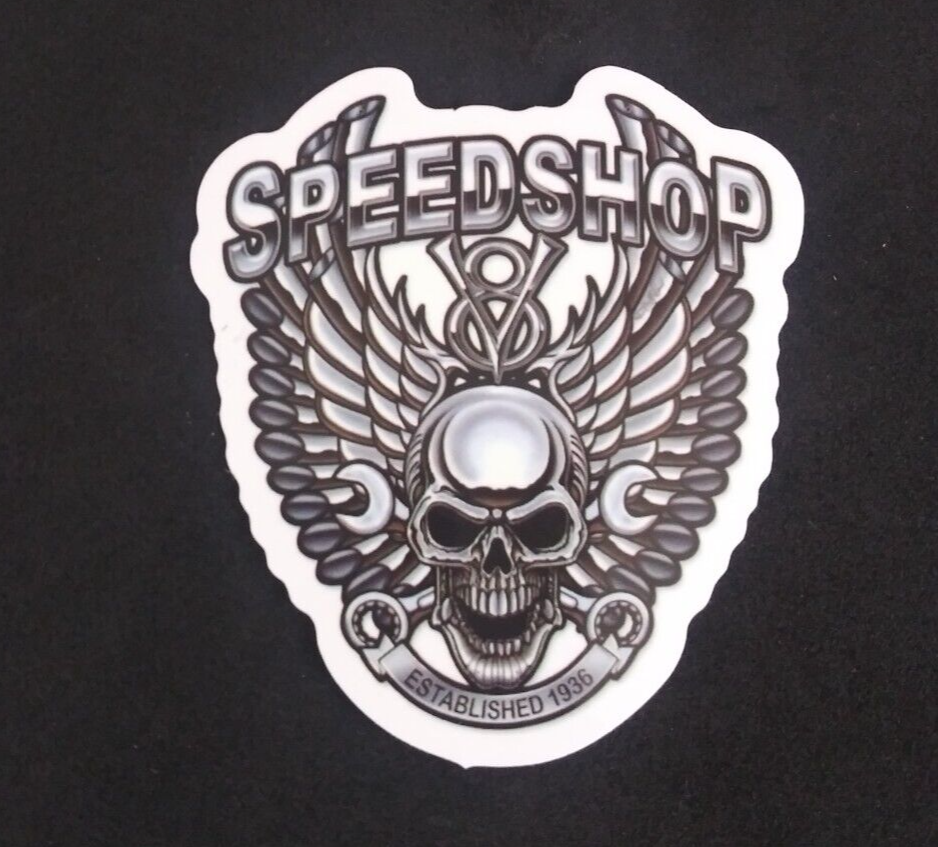 Speedshop Established 1936 Retro Cars Sticker 2.5" x 2.25" | eBay