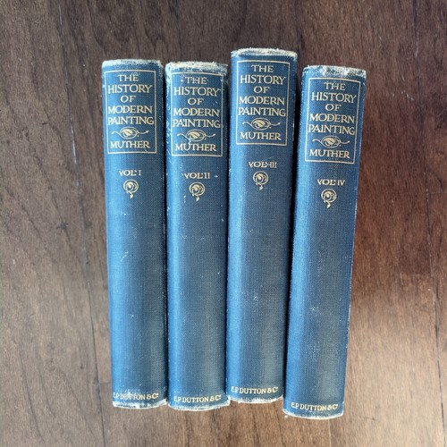 The History of Modern Painting, Richard Muther, 1907, 4 Vols ...
