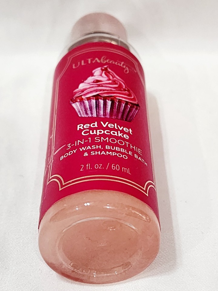 Ulta Beauty RED VELVET CUPCAKE 3-in-1 Smoothie Shampoo Wash Bubble 2 oz ...