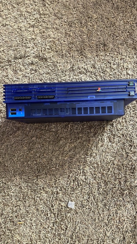 PlayStation2 PS2 Ocean Blue Console Clear Blue SCPH-37000 NTSC-J Japan ...