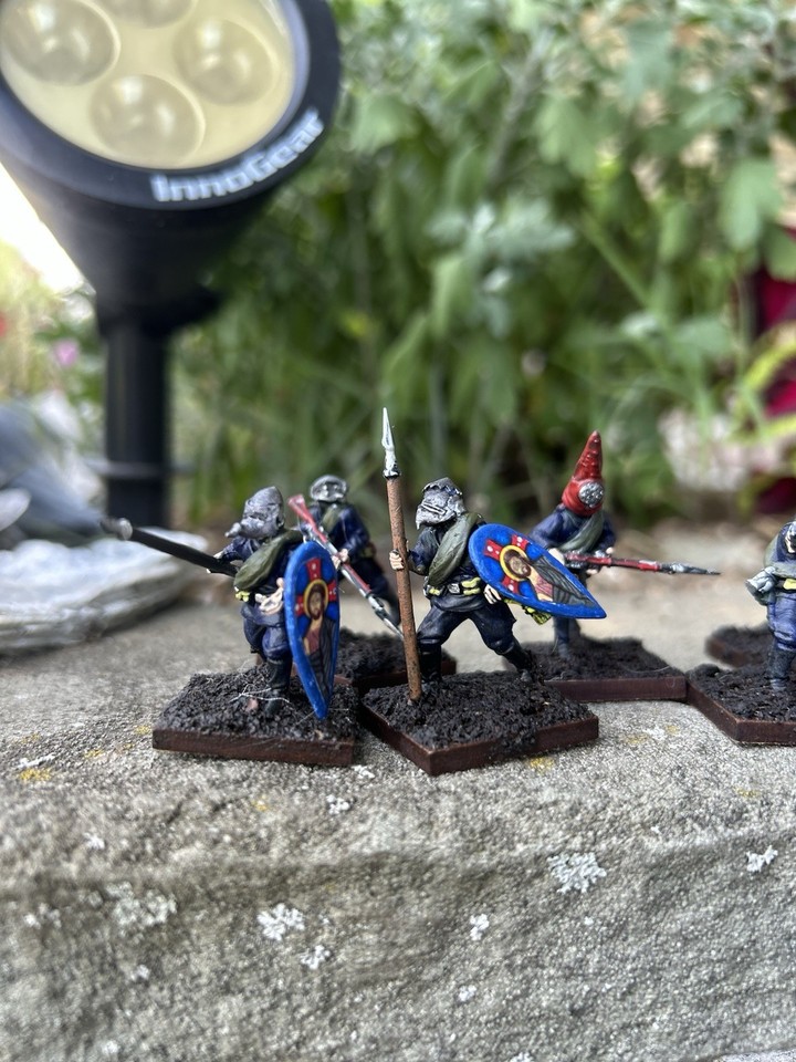 Kitbashed Trench Crusade Proxy Grimdark (7) Stand Pilgrim Infantry Platoon | eBay