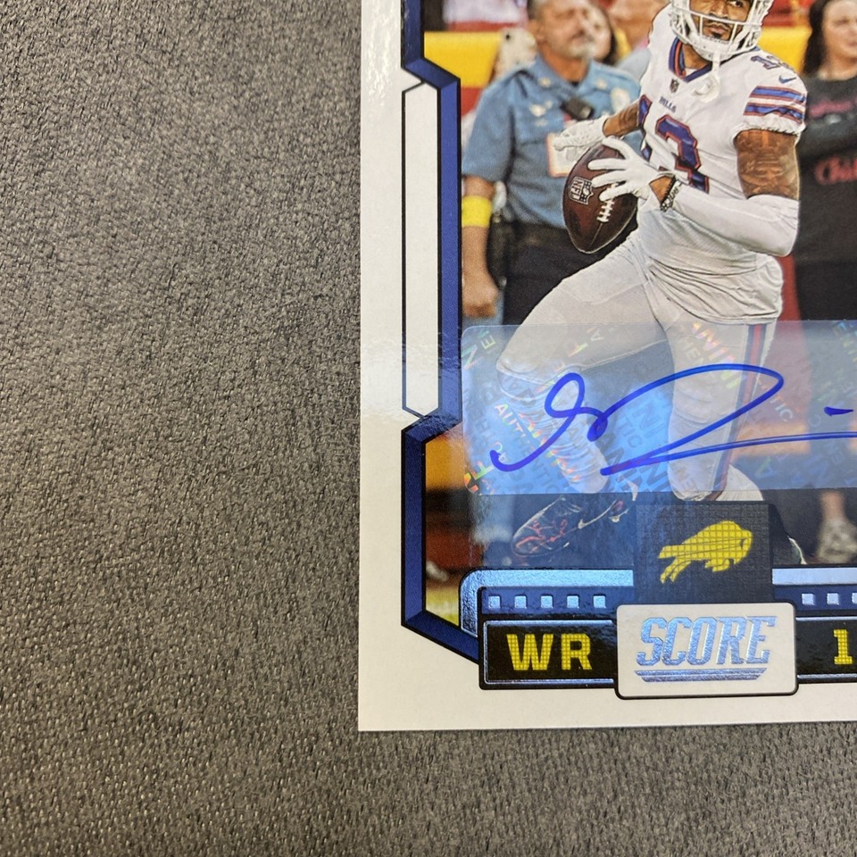 2023 Score GABRIEL DAVIS Auto Autograph Veteran Signature Gabe🔥Buffalo ...