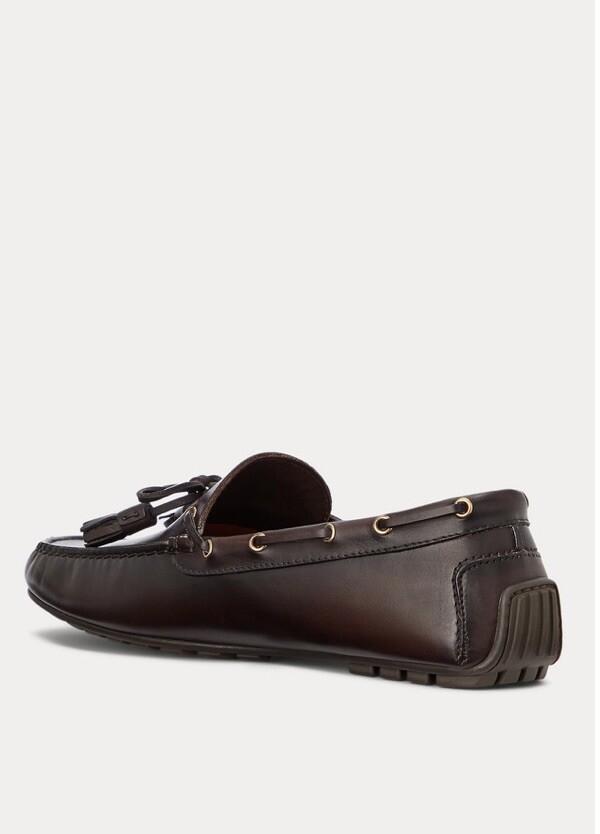 Ralph Lauren Purple Label Harold Tassel Calfskin Driver Loafer 9 US | eBay