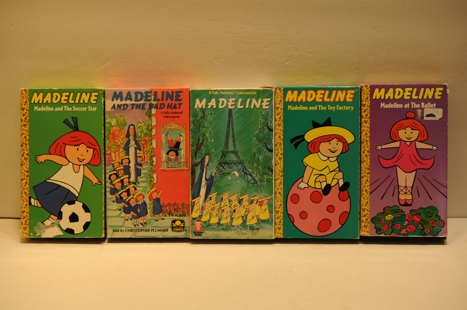 Madeline VHS The Toy Factory, The Soccer Star, The Bad Hat, At the ...