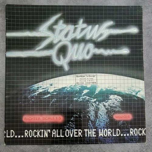 LP 159. Vinyle 33 tours- Status quo rockin' all over the world 1977 | eBay