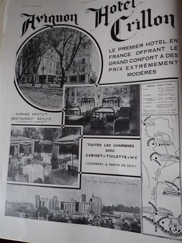 HOTEL CRILLON AVIGNON + PHOSCAO par Maud TRUBE pub papier ILLUSTRATION ...