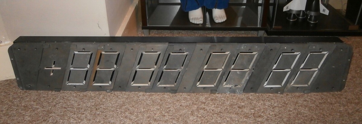 Nasa Countdown Clock Vintage Countdown Clock From Kennedy Space Center