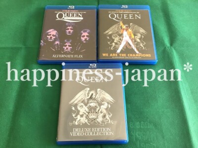 Queen Alternate Flix Deluxe Edition Video Collection Blu-ray 3 Title 4 Discs Set | eBay