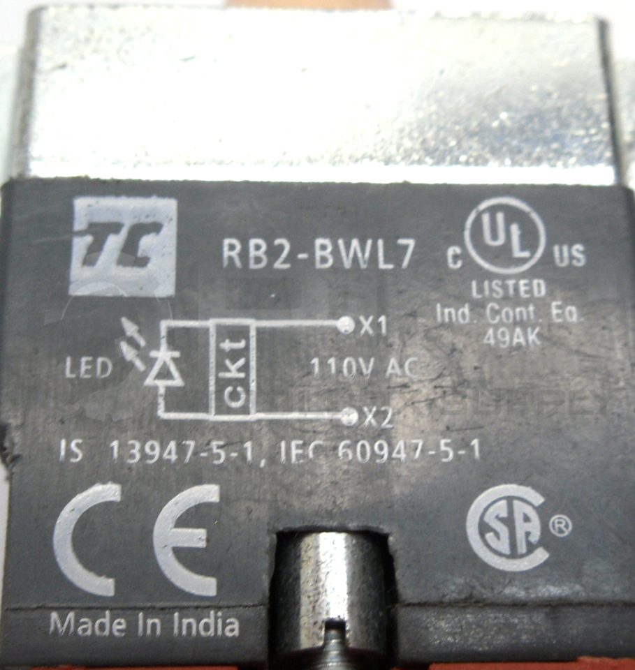 NEW SHAMROCK CONTROLS RB2-BWL755 PUSH BUTTON BODY ASSEMBLY 110V RB2 ...