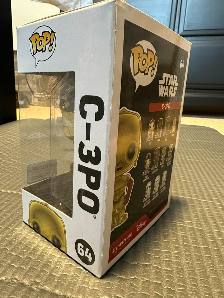 FUNKO POP! SW-C3PO-64 #C-3PO Red Arm Star Wars - 64 - B&N Exclusive ...