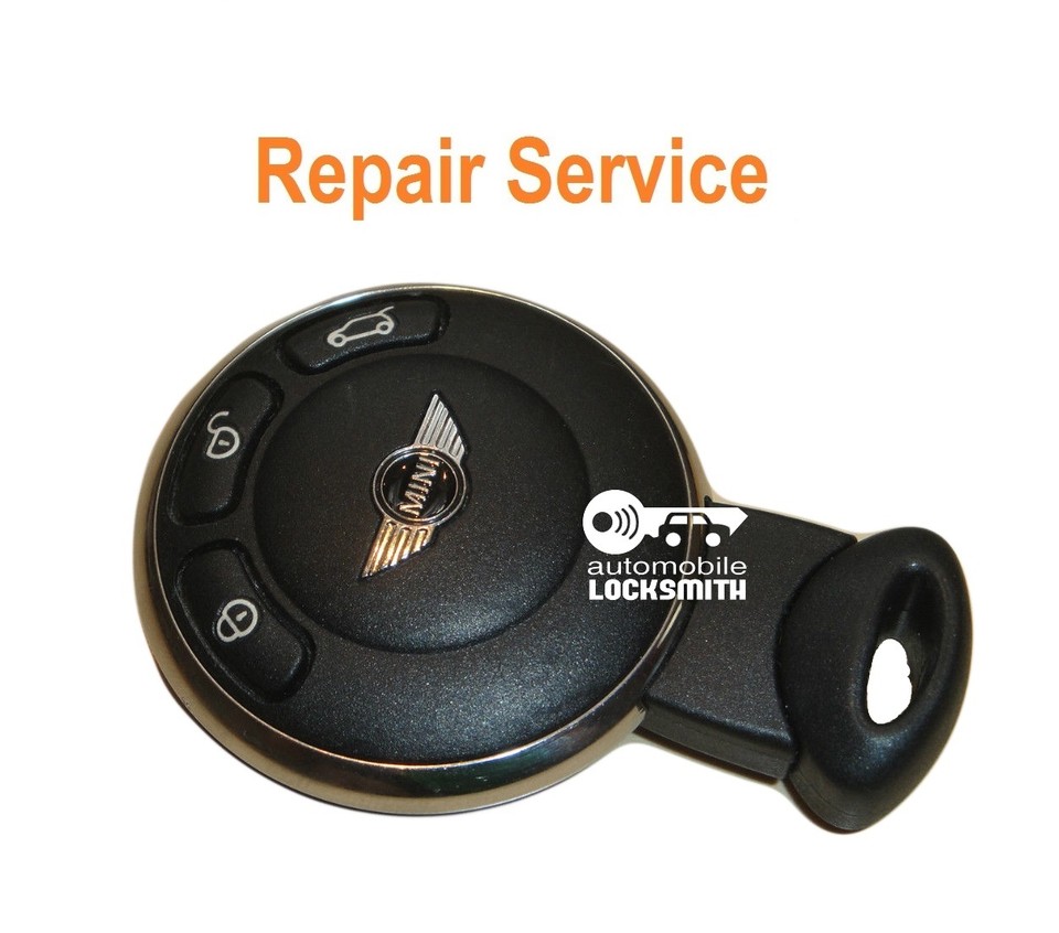 Repair Service for Mini One Cooper S Clubman Countryman Remote Key Fob ...