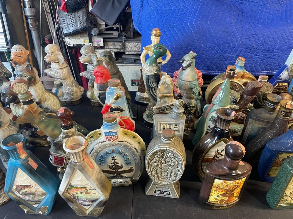 Lot of 134 Vintage Jim Beam Collector Decanters – Ceramic Whiskey ...