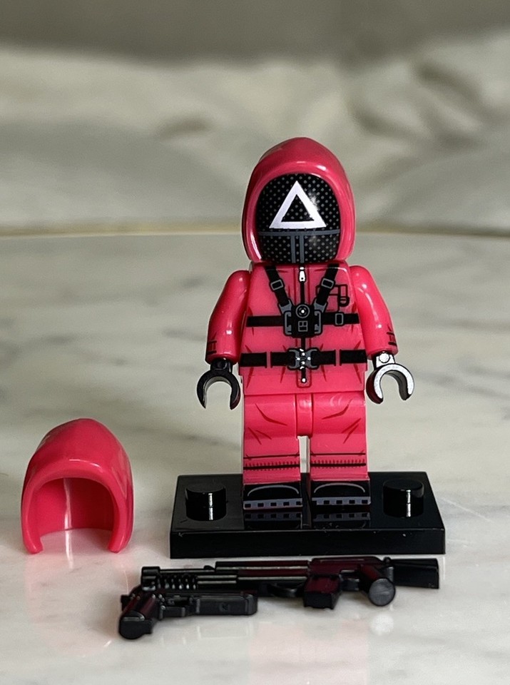Lego Squid Game Triangle Guard Manager Custom Printed Minifigure | eBay