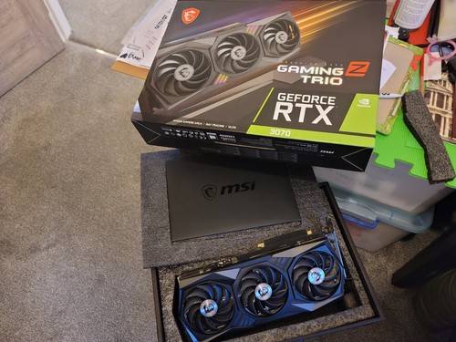 MSI GeForce RTX 3070 GAMING Z TRIO 8GB LHR Graphics Card | eBay UK