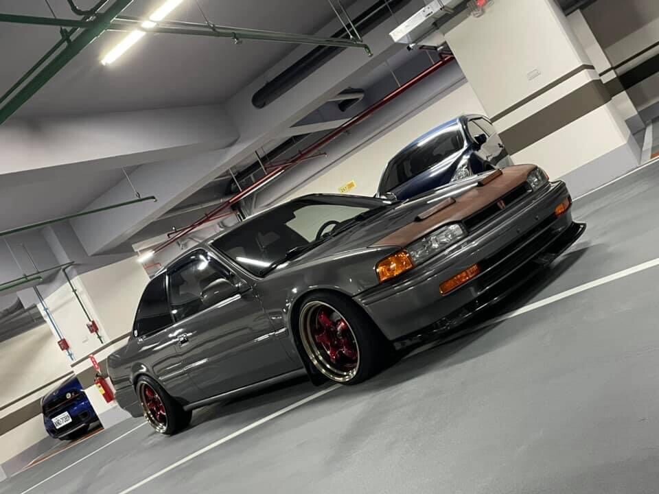 Gloss Black JDM HONDA Accord Coupe CB CB7 90-93' Rear trunk duckbill ...