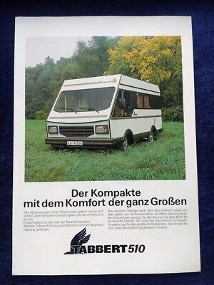 Peugeot J5 Tabbert 510 Prospekt 1981 | eBay UK
