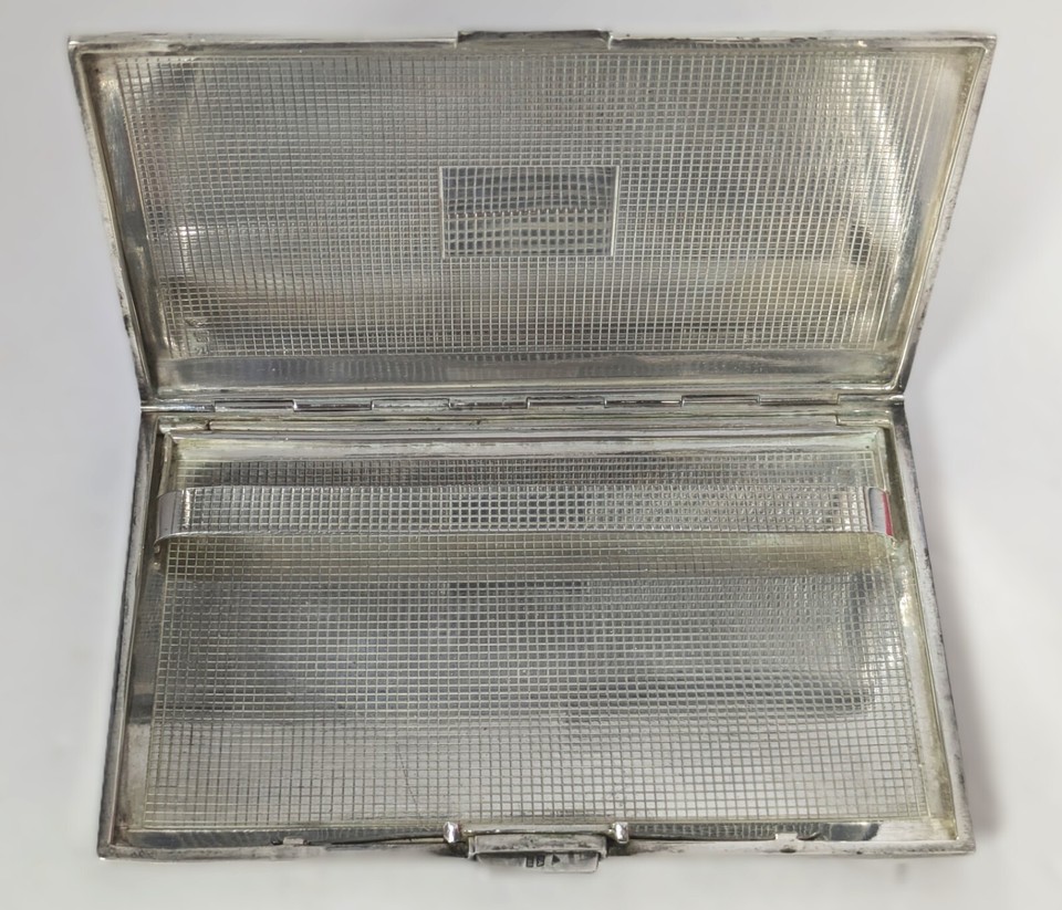 900 Fine Silver Cigarette Case | eBay
