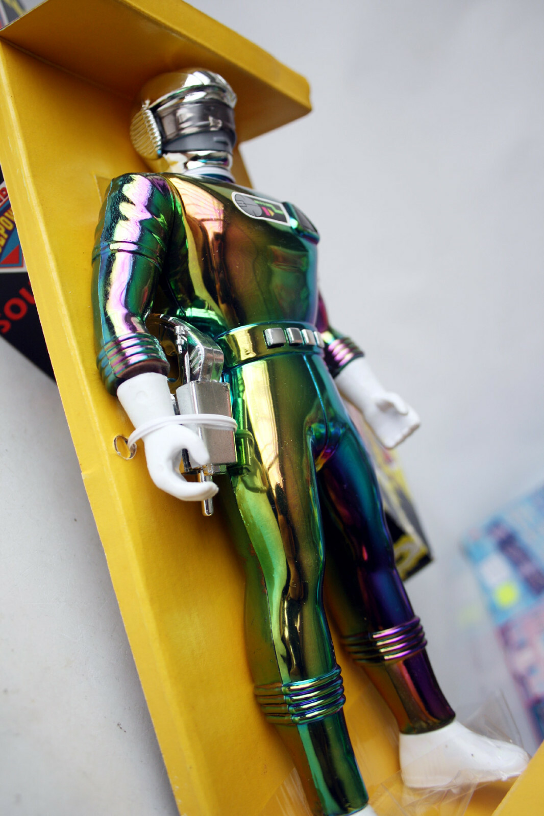 RARE VINTAGE 90'S ULTRASOUND SPACE POWERS 9" SPACEMAN FIGURE SPACE GUN ...