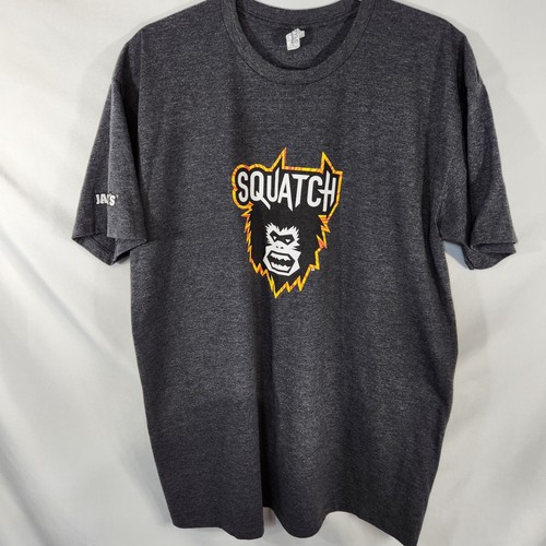 Alstyle Squatch Meat Snacks Logo Solid T-Shirt Black Men's Size XL (JJ ...