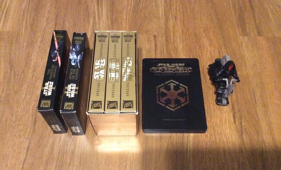 Star Wars VHS Trilogy Special Edition, Old Republic Collectors Edition ...