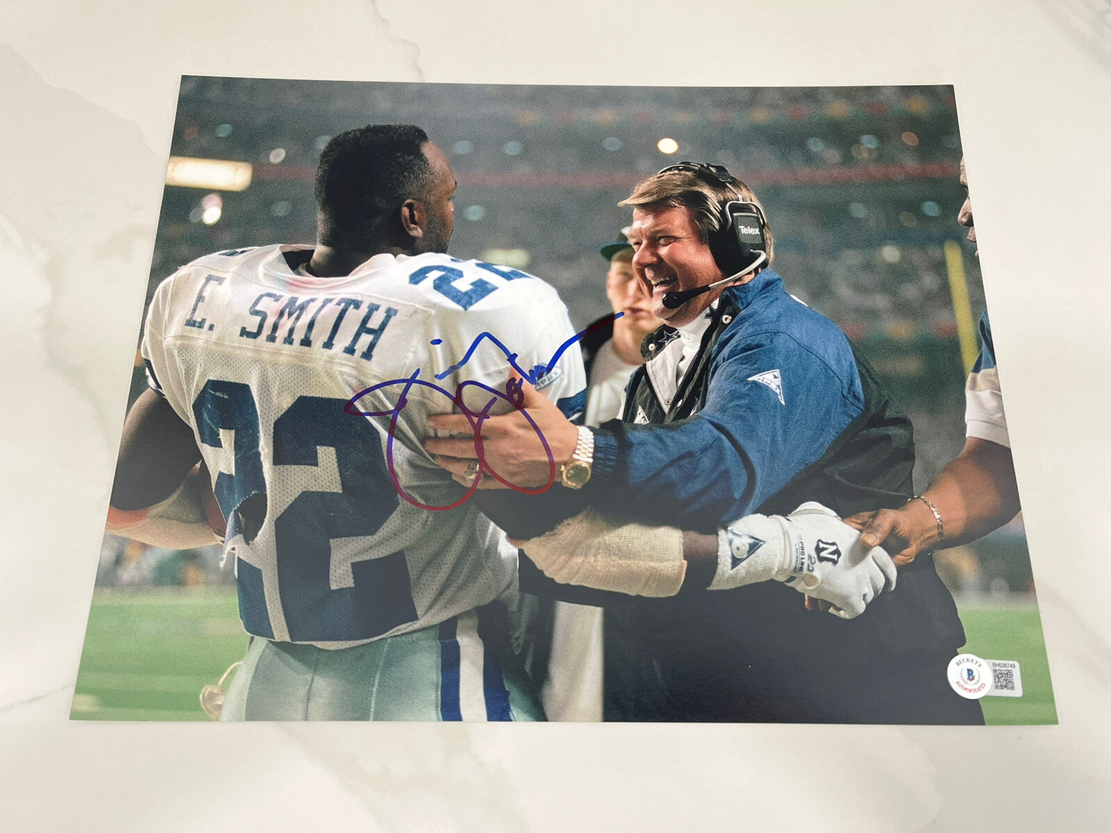 Jimmy Johnson Autographed Memorabilia | Signed Photo, Jersey ...