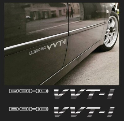VVTI Dohc Vinyl Decals VVT-I Stickers Fits Corolla Yaris Scion GT86 ...