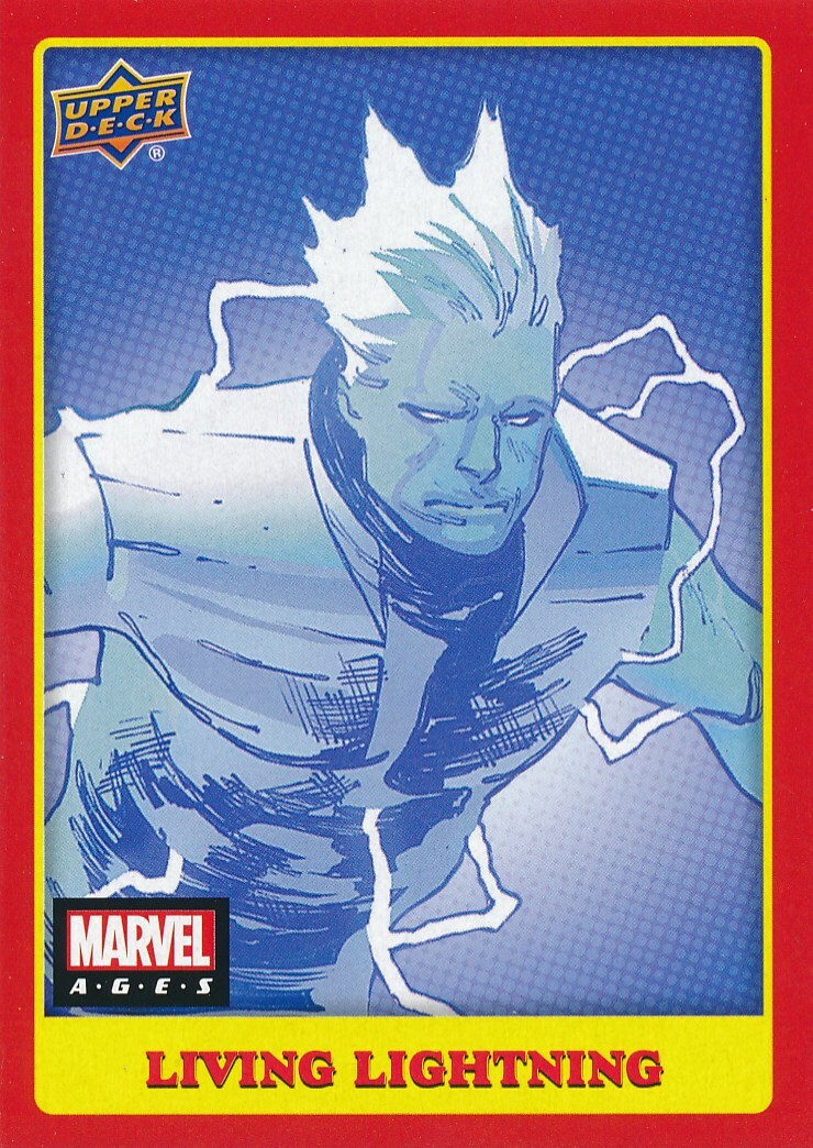 #94 LIVING LIGHTNING 2020 2021 Upper Deck Marvel Ages AVENGERS | eBay