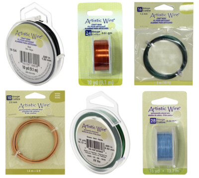 Artistic Wire® Permanently Colored Copper Wire * Many Colors ...