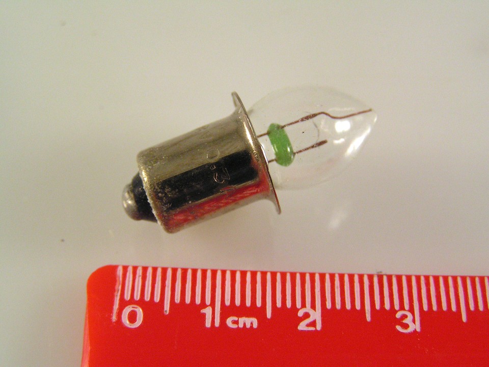 Torch Panel Bulb 3.8V 0.3A Flange Base BA9S P13.5S B-11mm Clear 5 ...