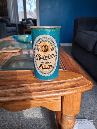 Rainier Old Stock Ale Empty Flat Top Beer Can 1959 | eBay