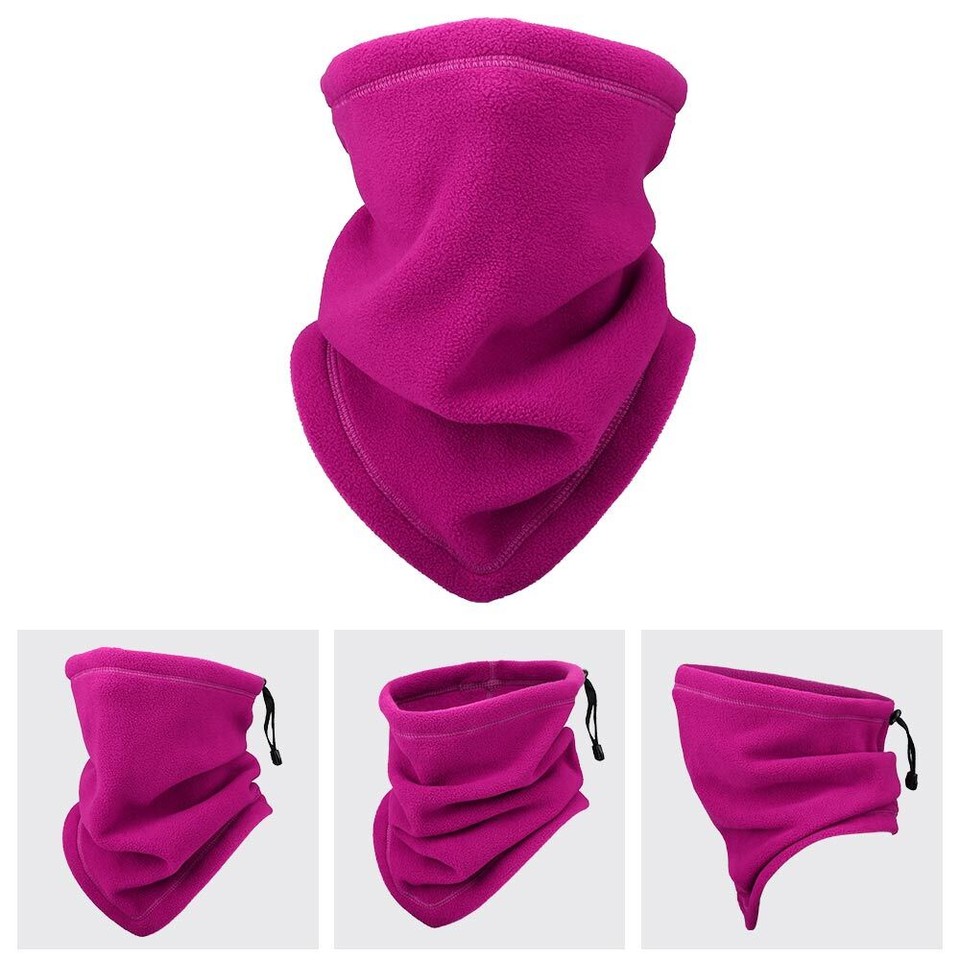 Winter Fleece Face Mask Scarf Balaclava Neck Warmer Gaiter Ski ...
