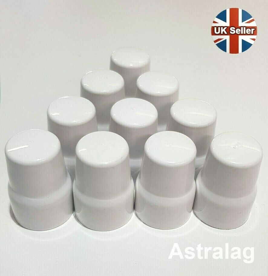 10 x Radiator Valve Cap | Easy Push-Fit | Universal Replacement Valve ...
