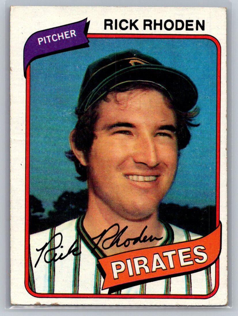 1980 Topps #92 Rick Rhoden PIRATES | eBay