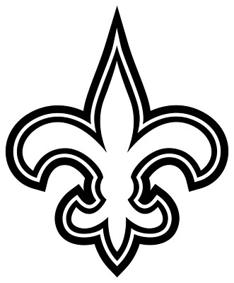 New Orleans Saints Vinyl Decal - sticker for car window bumper ...