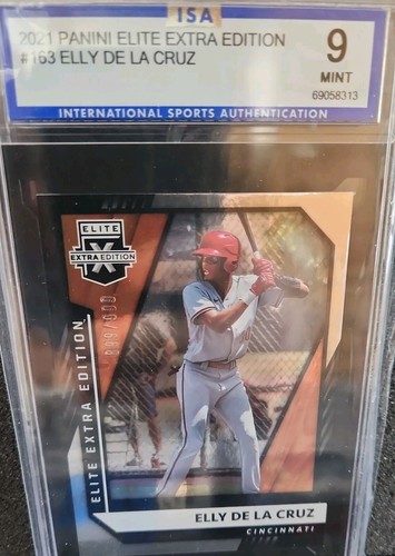 ELLY DE LA CRUZ 2021 Panini Elite Extra Edition #163 899/999 ⭐ ISA 9 | eBay