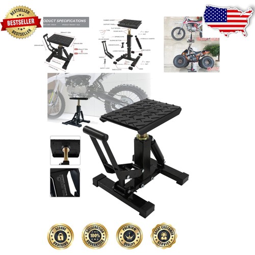 Hydraulic Motorcycle Lift Stand - 1200 lb Capacity, Adjustable & Safe ...