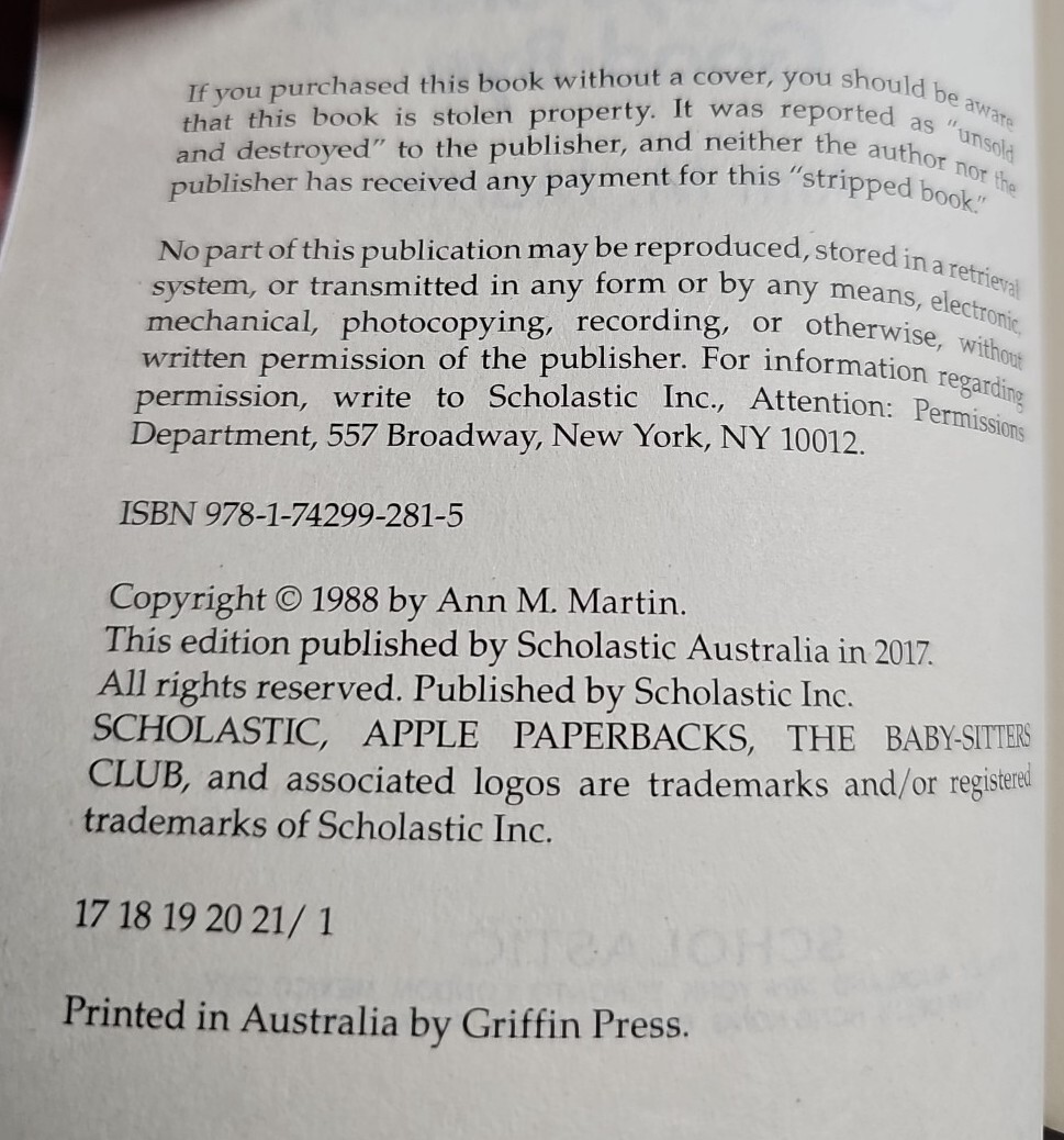 The Baby-Sitters Club #13 Good-bye Stacey Goodbye - Ann M Martin ...