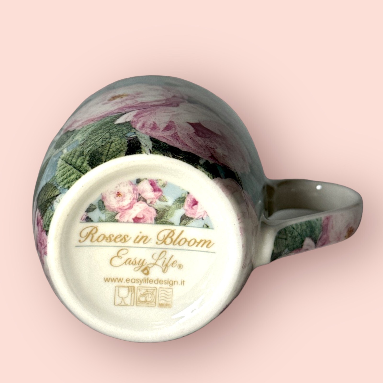 Easy Life Porzellan Tasse Kaffeebecher 2-er Set Rosen in Geschenkbox ...