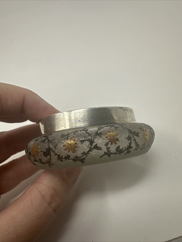 Antique Daum Nancy Miniature Enamel Cameo Glass Squat Vase Or Box ...